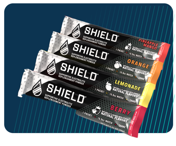 Shield Electrolyte Powder | Single Serve Sachets Pack Of 100